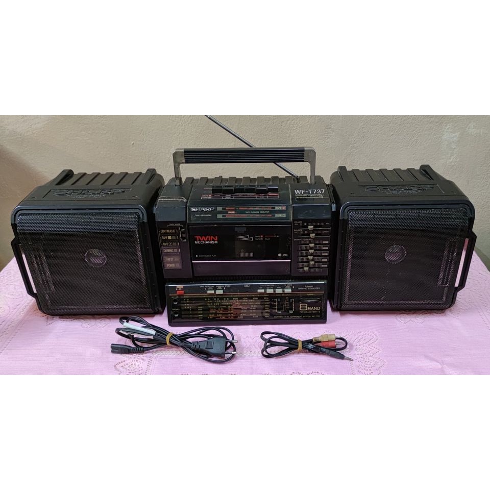 80th Anniversary Collection Limited Edition Sharp WF-T737 Radio Tape ...