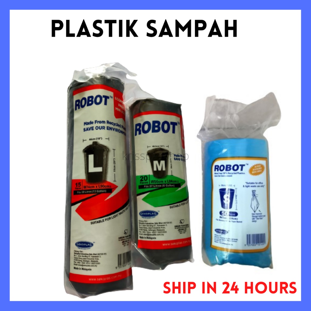 Plastik Sampah Garbage Rubbish Trash Bag Jenis gulung Fragrance Plastic ...