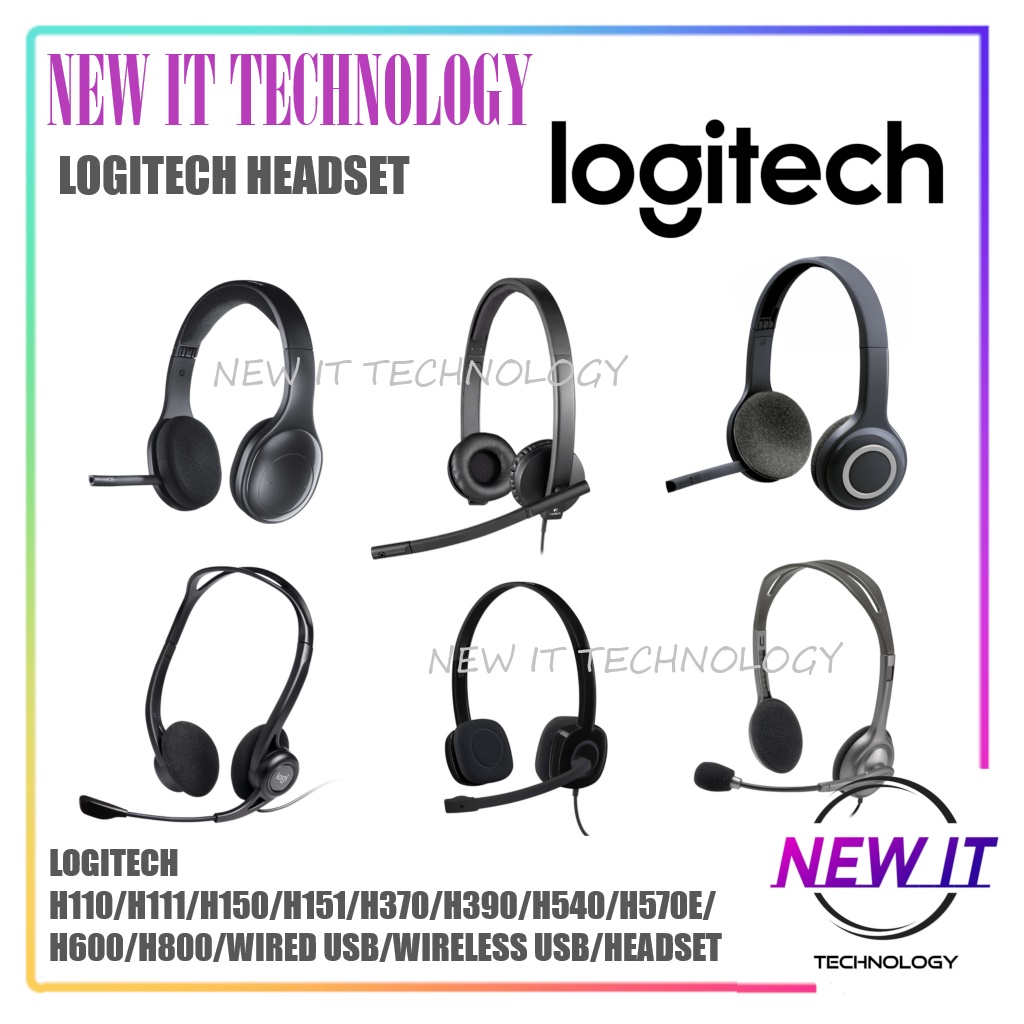 LOGITECH H110 H111 H150 H151 H370 H390 H540 H570E H600 WIRED USB ...