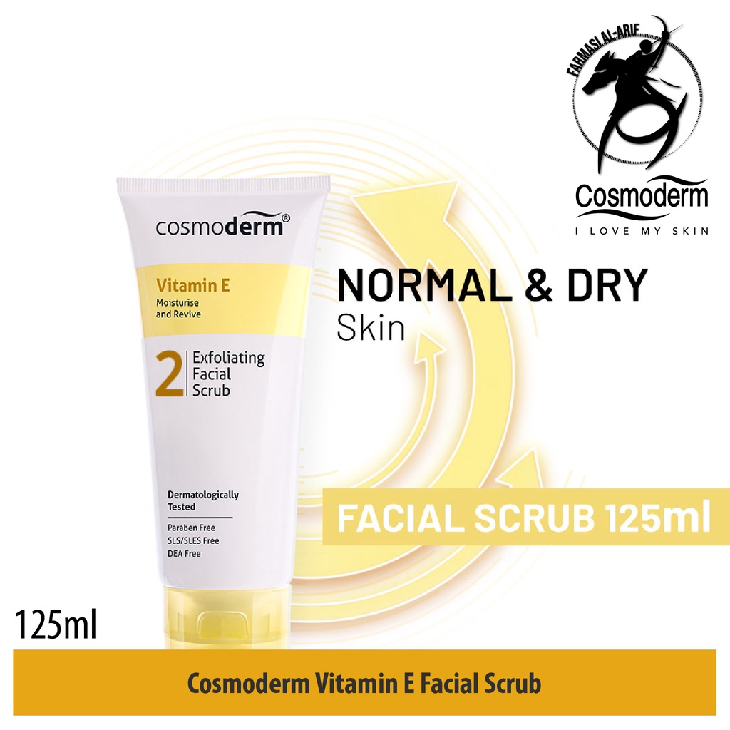 Cosmoderm Vitamin E Facial Scrub 125ml | Shopee Malaysia