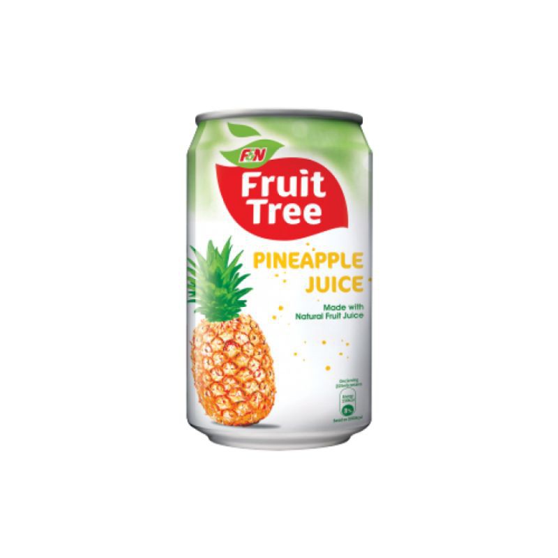 F&N FRUIT TREE Pineapple Canned 24 x 300 ml Drink Minuman | Shopee Malaysia