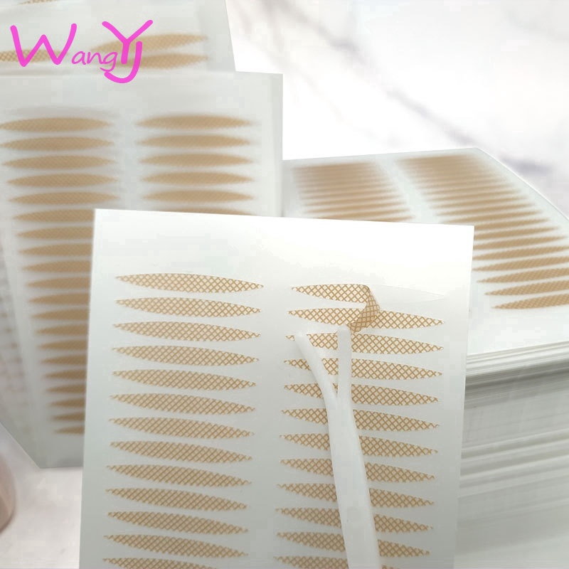 Double Eyelid Stickers Lace Natural Invisible Seamless Breathable Skin ...