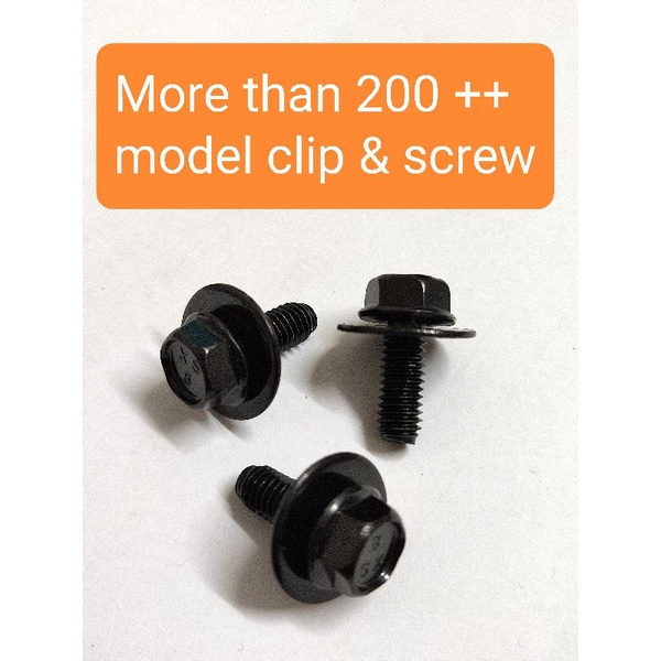M6 bolt mazda screw (10pcs) | Shopee Malaysia