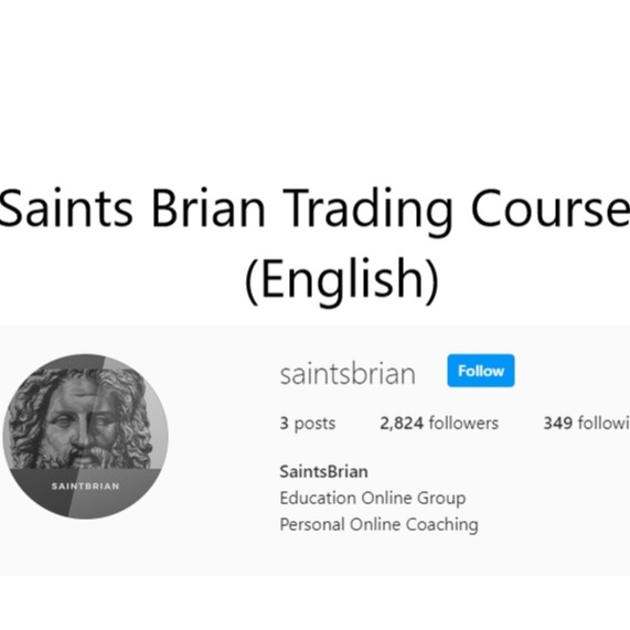 Saint Brian Trading Course Nov 2021 (English) | Shopee Malaysia