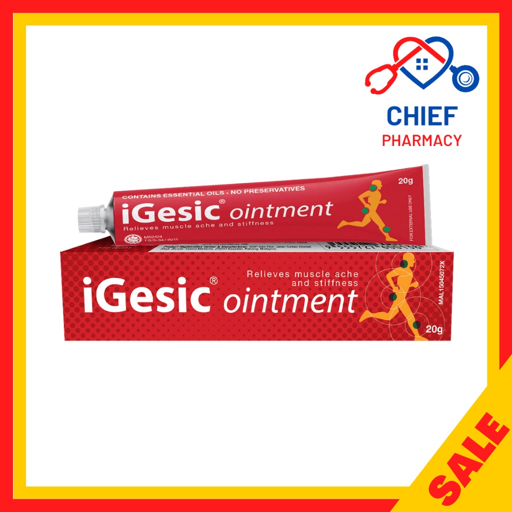(STOCK CLEARANCE) IKOOL/ IGESIC/ ISALIC OINTMENT [RELIEF MUSCLE PAIN ...