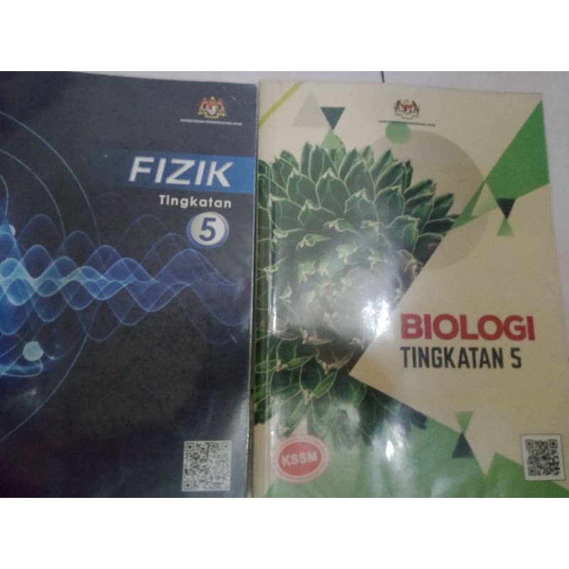 PRELOVED BUKU TEKS BIOLOGI FIZIK TINGKATAN 5 KSSM | Shopee Malaysia