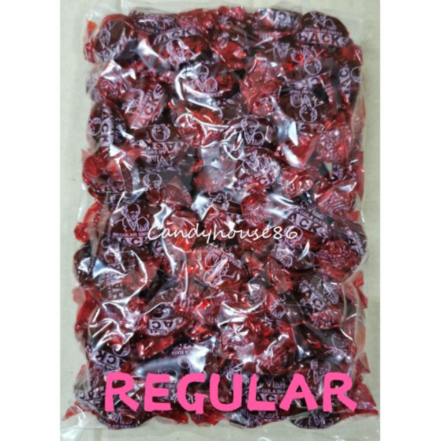 HACKS REGULAR CANDY HACKS Hitam Honey Lemon Blackcurrant 10PCS /25PCS ...