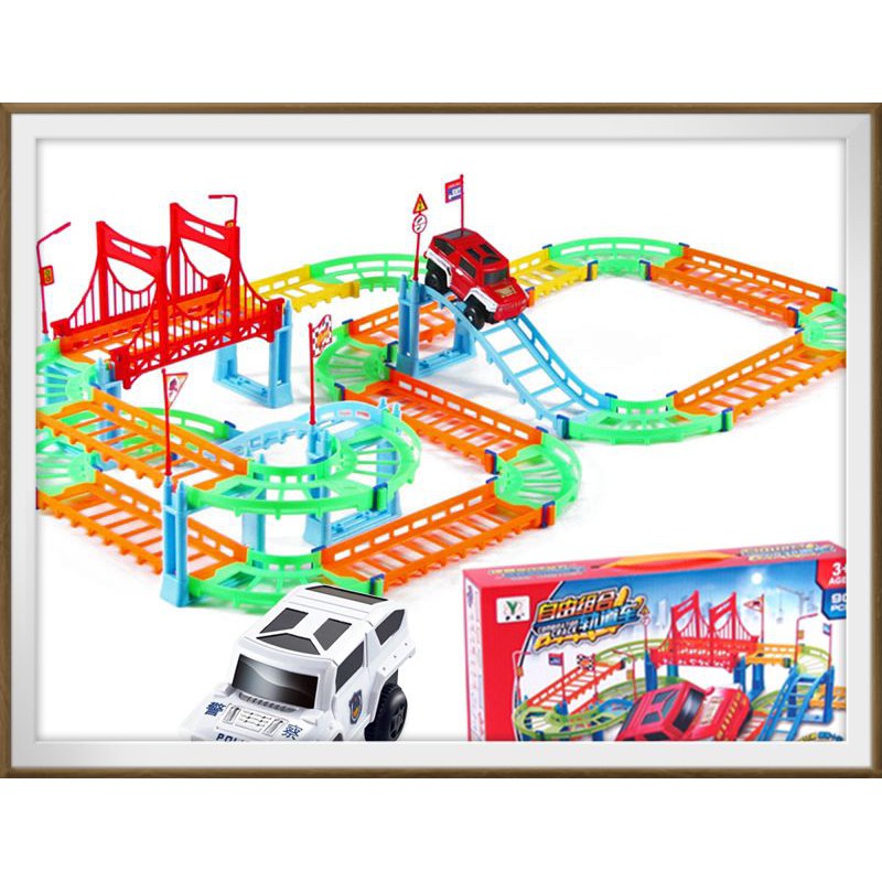 Electric Railcar Track Rail Car Model Multilayer Educational 3D DIY ...