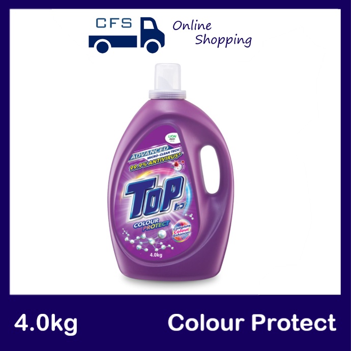 TOP Liquid Laundry Detergent - Colour Protect (3.6kg) | Shopee Malaysia