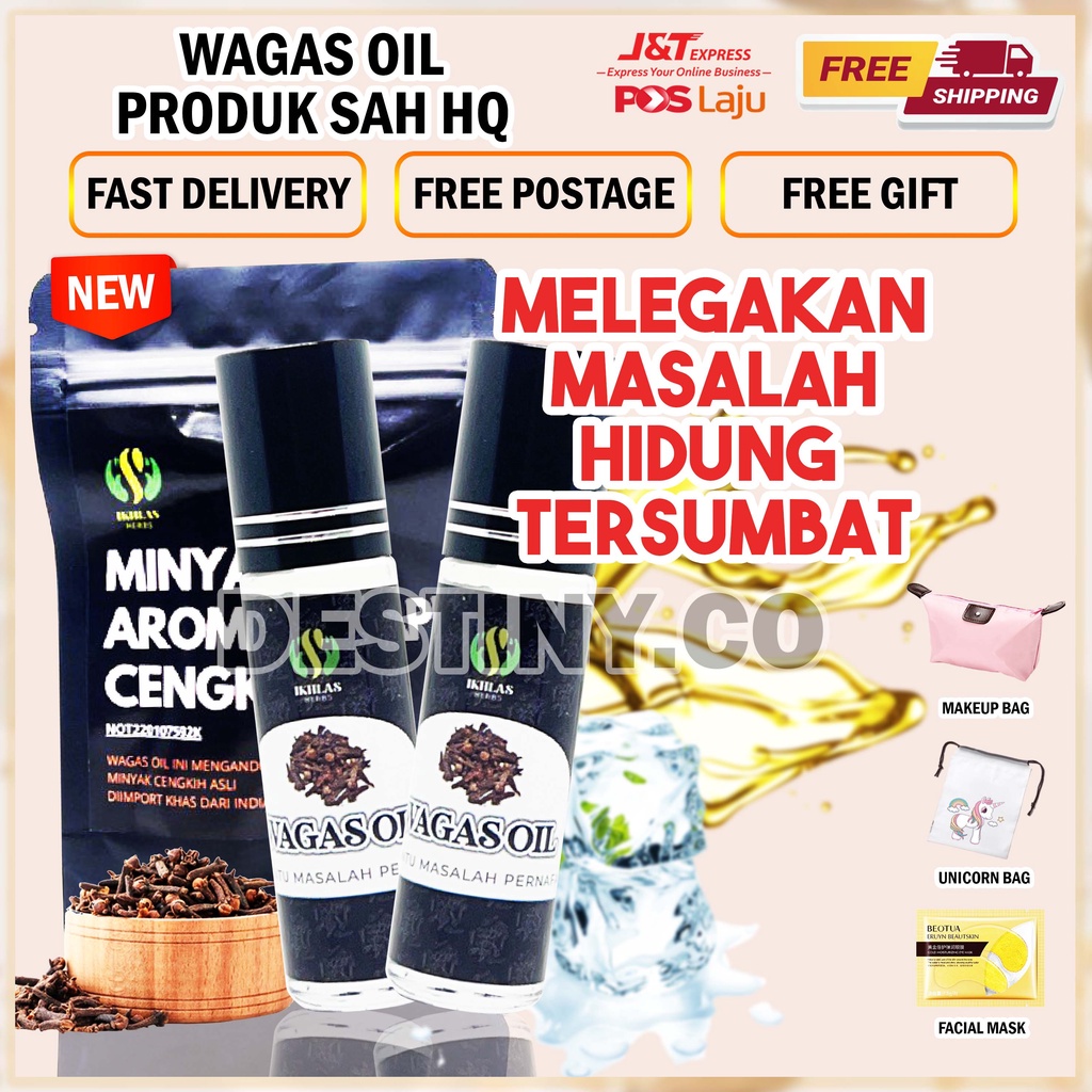 WAGAS OIL MINYAK CENGKIH ASLI WAGAS OIL FREE GIFT ORIGINAL HQ ...