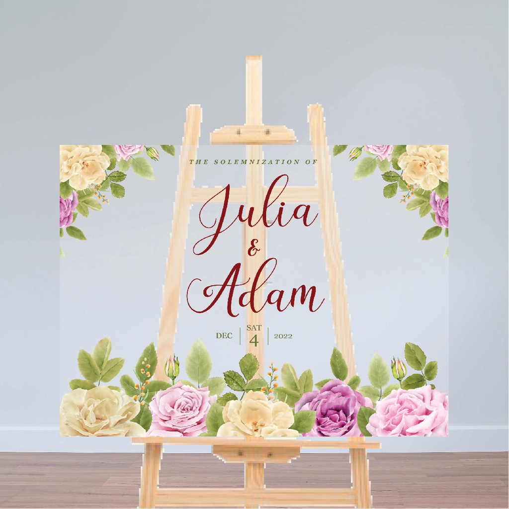 ACRYLIC WEDDING WELCOME BOARD | WEDDING BOARD PRINTED | WEDDING BOARD ...