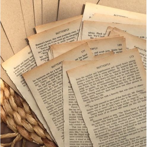 Vintage Old Paper Journal - Vintage Style Journal Paper (20pcs ...