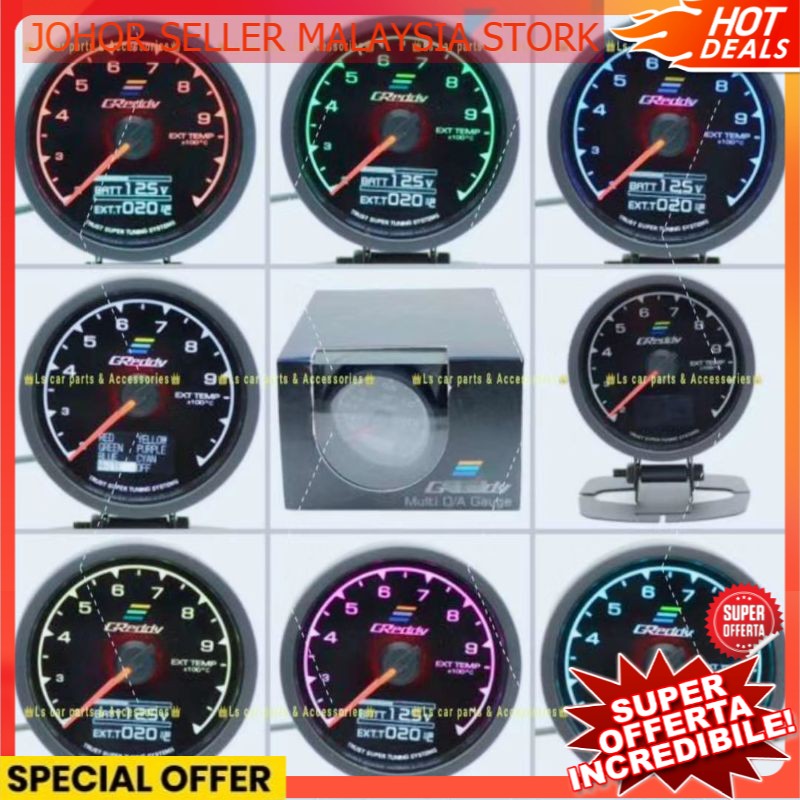 Greddy meter dual function display , 34 colors can be adjusted , all ...