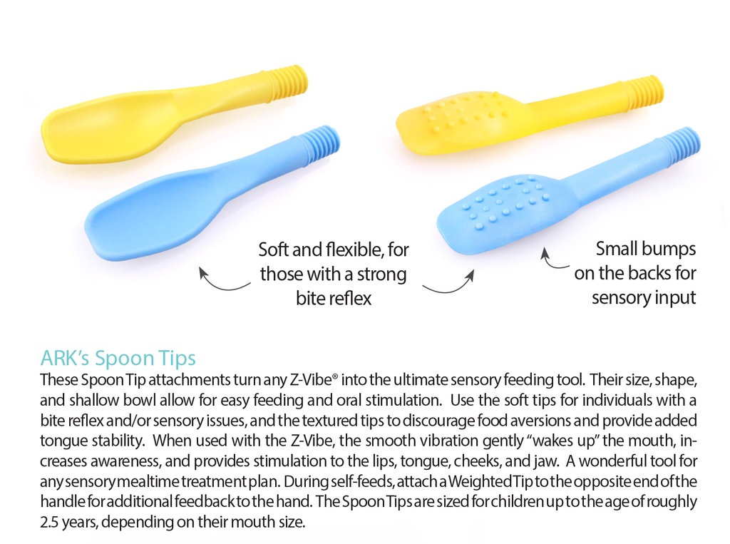 [Tip only] ARK's Textured Spoon Tip For Z Vibe Autism Speech | Shopee ...