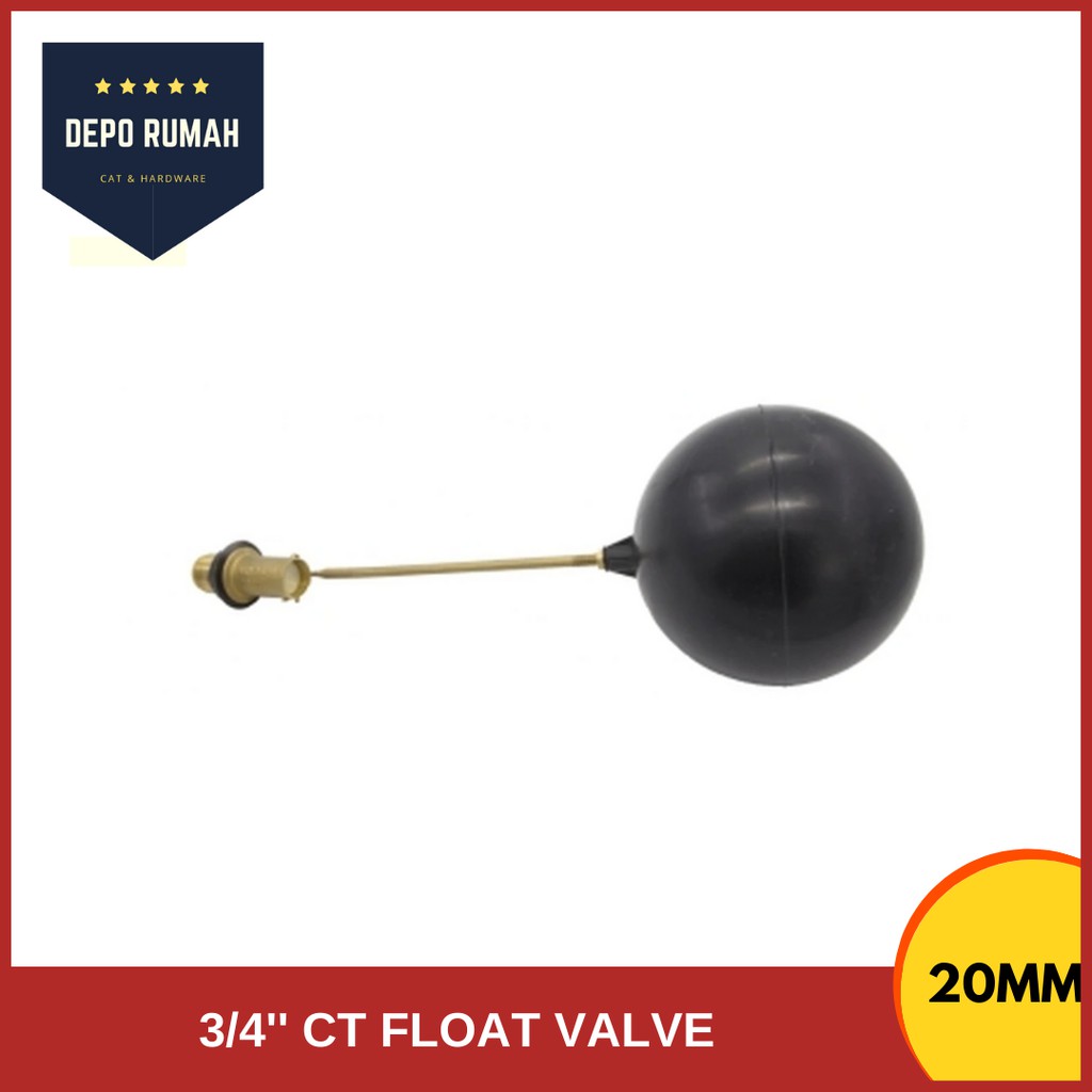 3/4" & 1'' 100% Full Brass Float Valve/ Water Tank Valve /Tangki Air ...