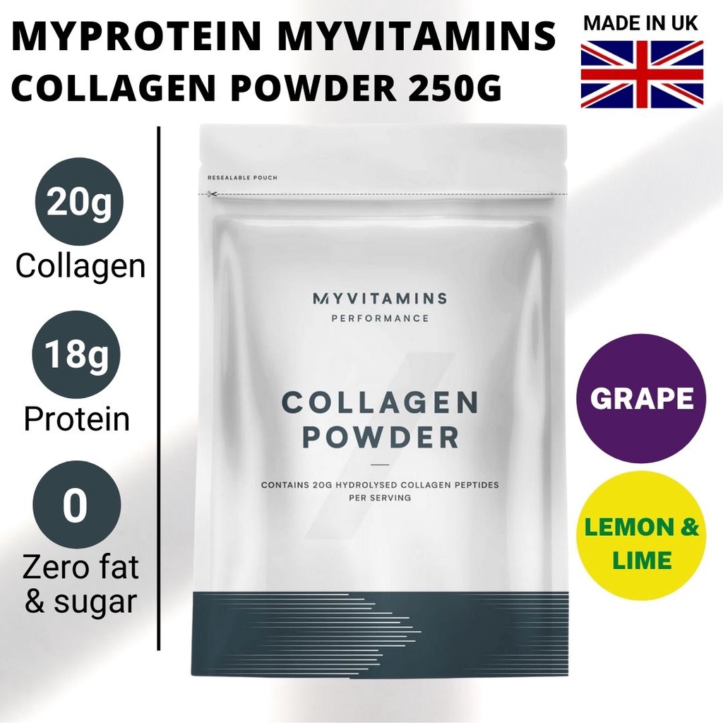 [CLEARANCE] MYPROTEIN MYVITAMINS Collagen Powder 250G Highly purified ...