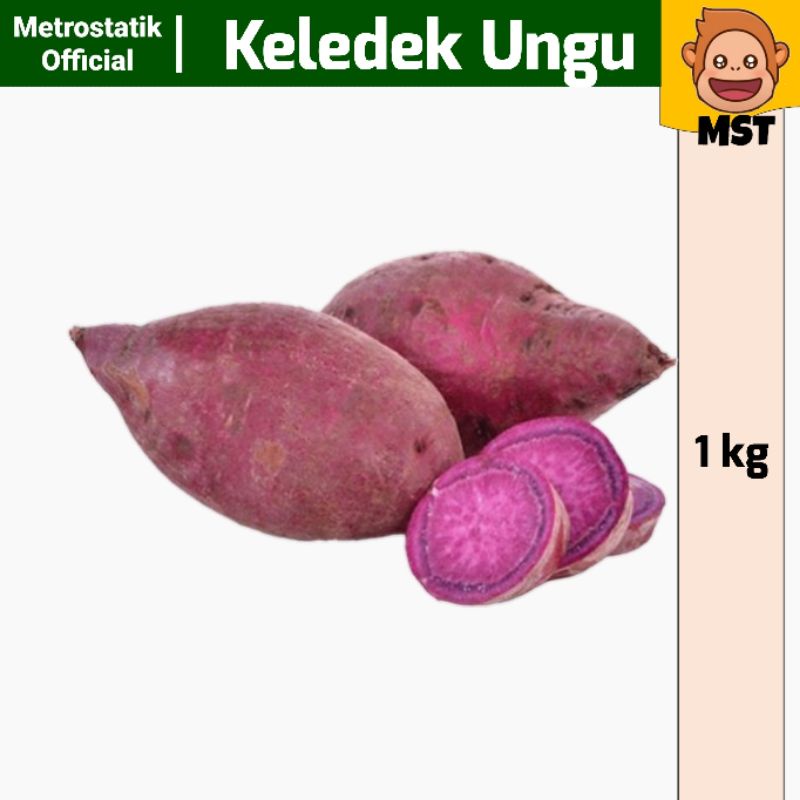 1kg+ UBI KAYU/KELADI MAWAR/KELEDEK Jepun Madu UNGU & OREN Segar | Sweet ...