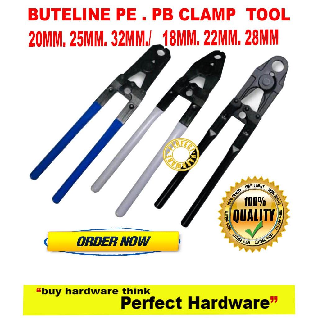 ORIGINAL BUTELINE CLAMP TOOL PE 20MM / 25MM / 32MM PB 18MM / 22MM ...