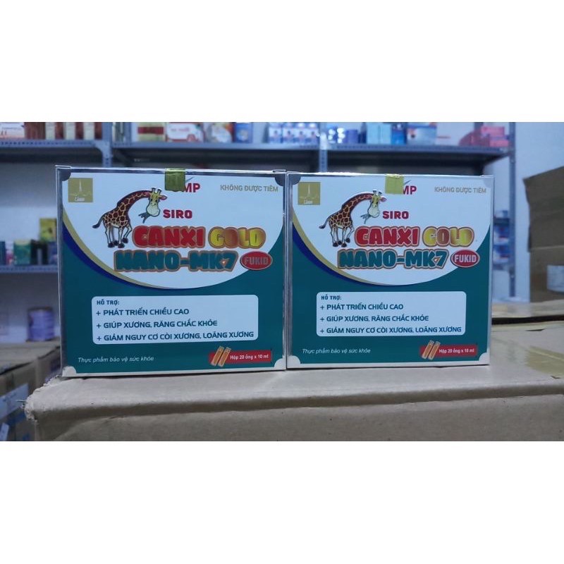 Calci GOLD NANO MK7 Helps Children Grow Height, Supplement Calcium ...