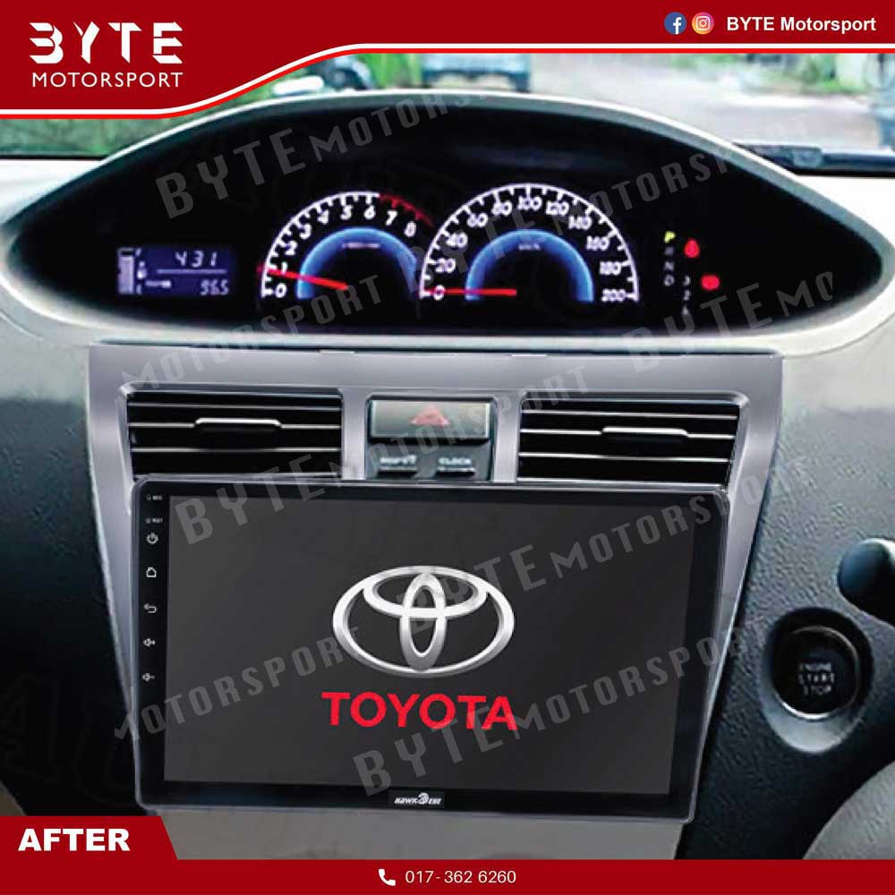 VESCUS 🦂️ Android Toyota Vios 2007-2013 T3L Android player 💥FOC LED ...