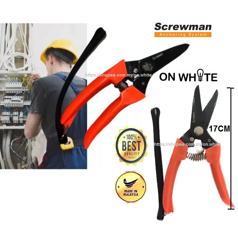 Screwman Pruning Shears Cutter /Flower Cutter/Cable Cutter/ Metal ...