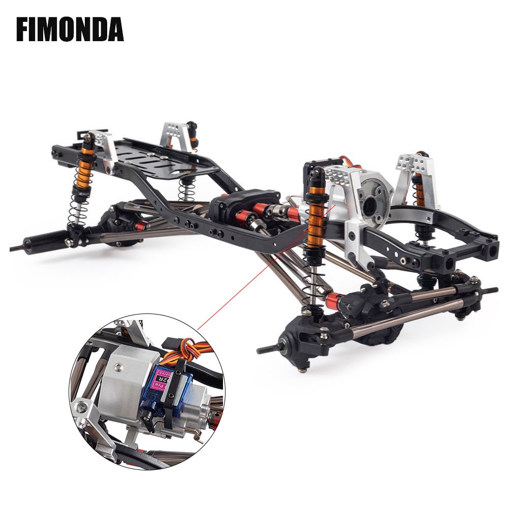 313mm Wheelbase Chassis Frame Set with 2 Speed Transmission Reversed ...