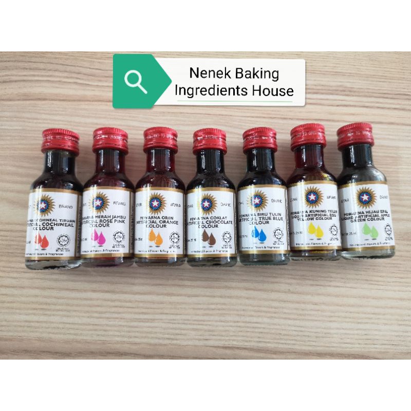Star Brand Food Colouring | Shopee Malaysia