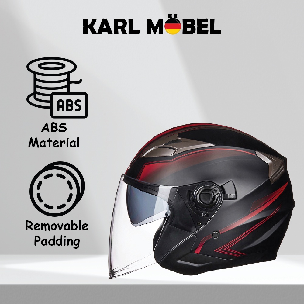 GXT™ Helmet motor Topi keledar motosikal helmet double visor motorcycle ...