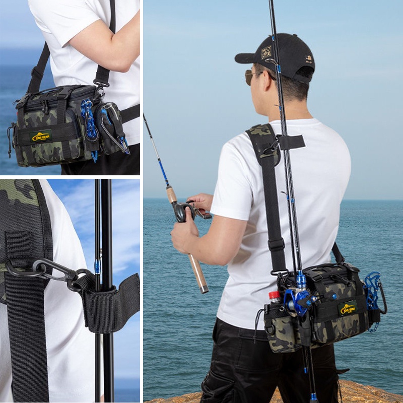 KFT Fishing Bag Beg Pancing Mancing Multifunction Waist Bag Box ...