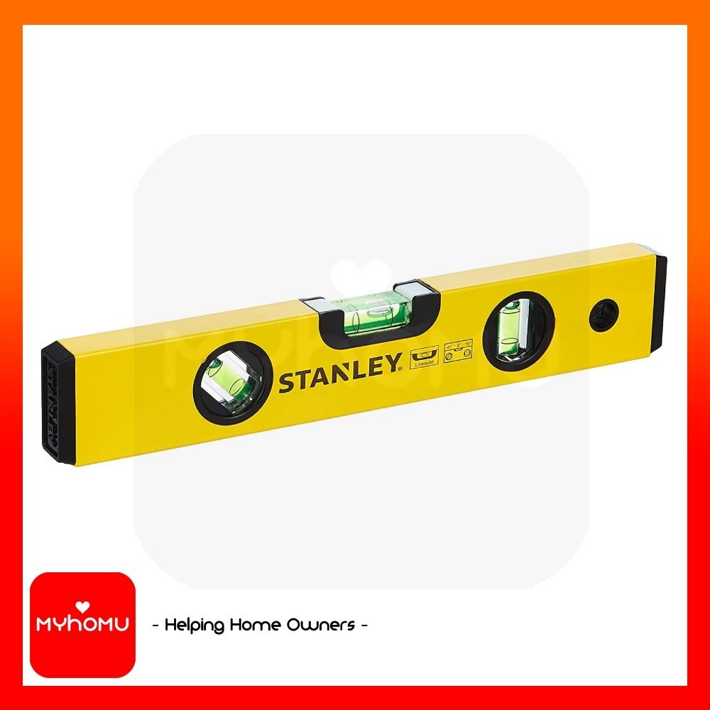 STANLEY BOX BEAM WATER LEVEL ANGLE MEASURER RULER 45 DEGREE 90 DEGREE ...