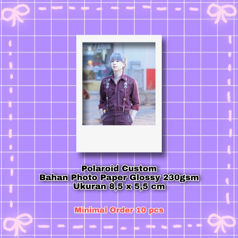 [CUSTOM] Polaroid photos/polaroid kpop photos/polaroid glossy/polaroid ...