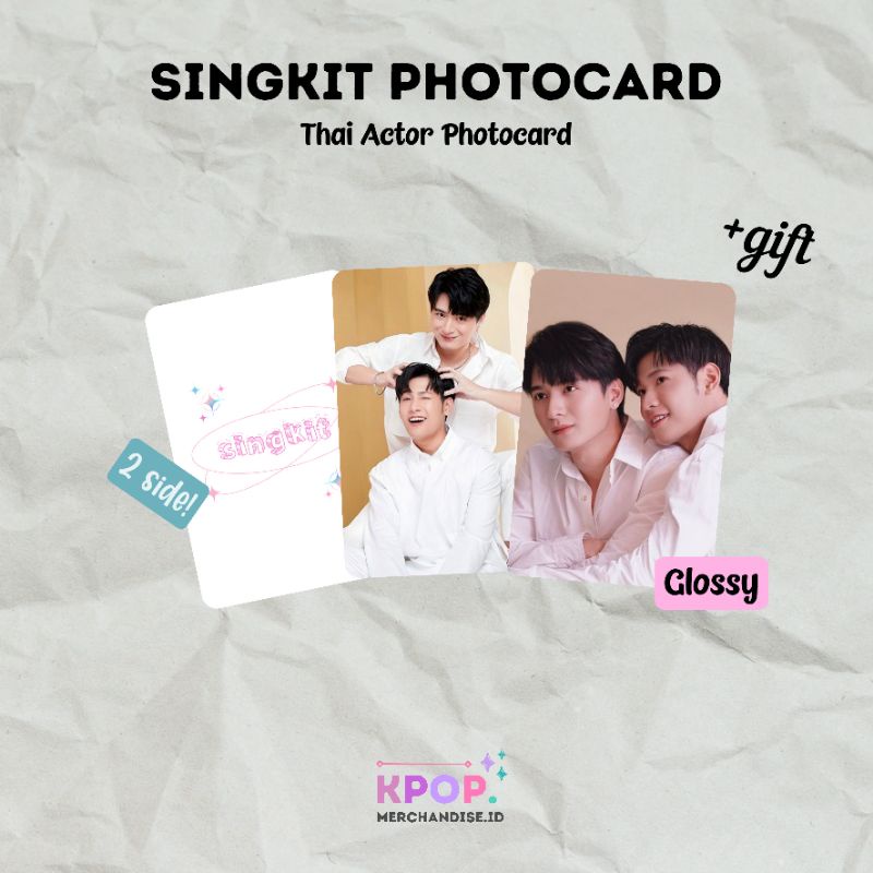 SINGKIT PHOTOCARD THAI ACTOR COUPLE RAIKATOPENI | Shopee Malaysia