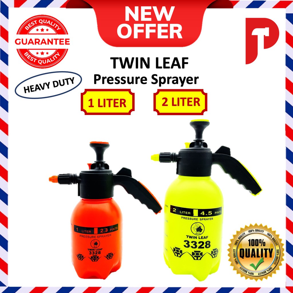 Twin Leaf Heavy Duty Garden Pressure Sprayer 🔥 Ready Stocks 🔥 Chemical ...