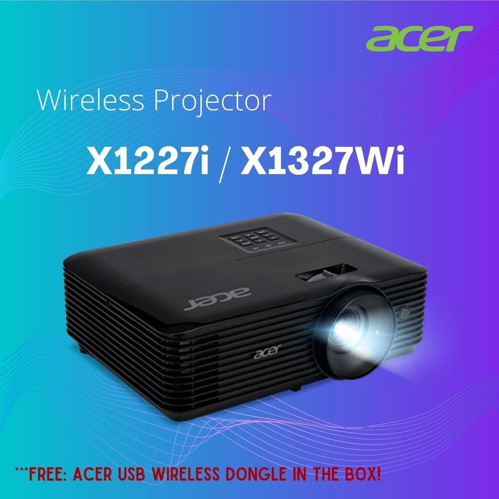 Acer Wireless Projector X1227i / X1327Wi | Shopee Malaysia