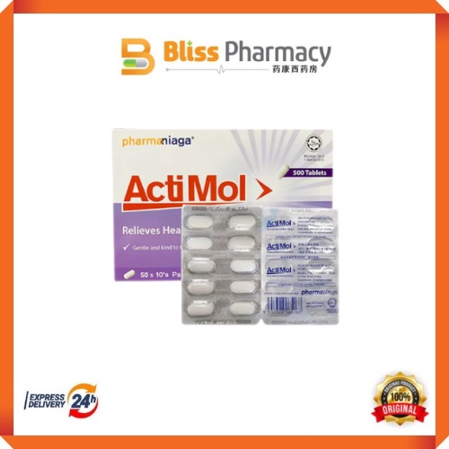 Actimol 650mg (PARACETAMOL) 10'S (1 papan) | Shopee Malaysia