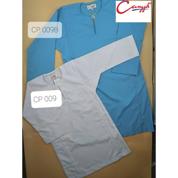 CANGGIH Ready Stock Baju Kurung Putih (cp 009)/Baju Kurung Biru (cp 009B) | Shopee Malaysia