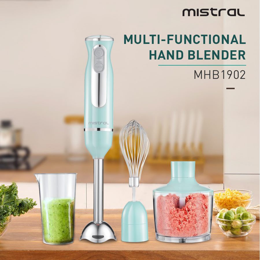 Mistral Multifunctional Hand Blender 3 In 1/Mixer Pengisar |Blending ...