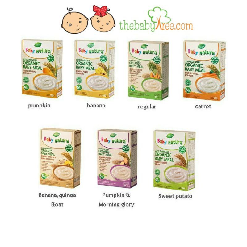 Baby Natura Baby Brown Rice Cereal 80g/120g | Shopee Malaysia