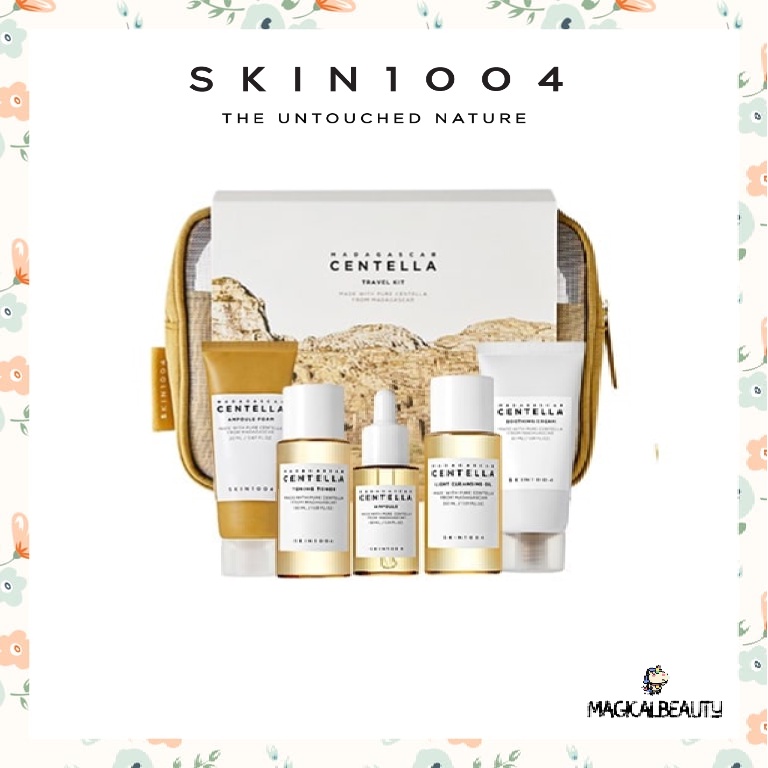 [SKIN1004] Skin1004 Madagascar Centella Travel Kit (Cleansing Oil/ Toner/ Cleanser/ Ampoule ...