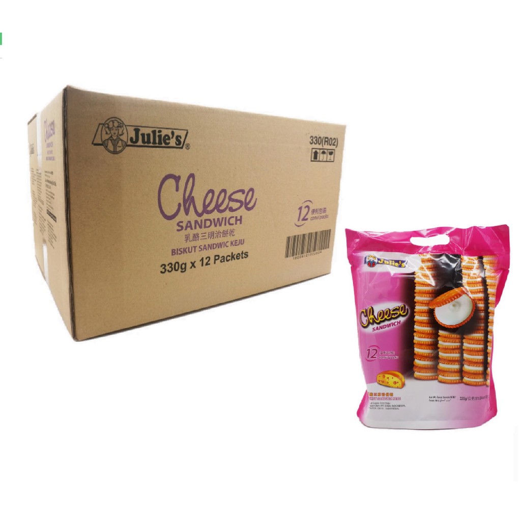Julie's 12 Convi-Packs Cheese Sandwich (330gx12) | Shopee Malaysia