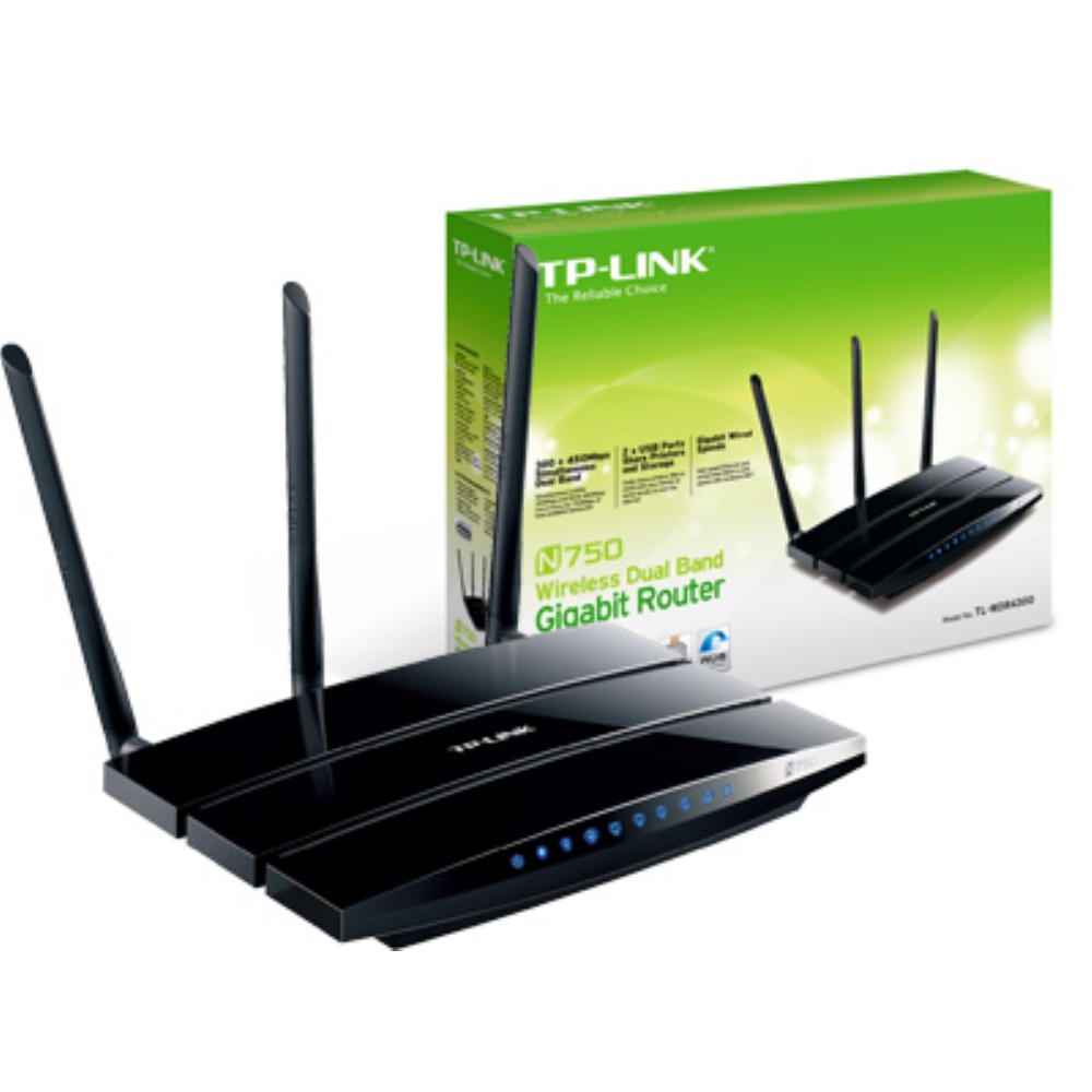 (USED) TP-Link TL-WDR4300 N750 Wireless dual band Gigabit Router ...