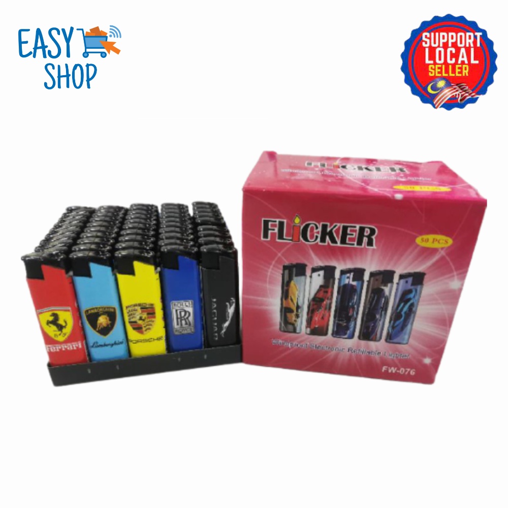🌟Flicker Windproof Lighter Car Design / Pemetik Api Kereta🌟 | Shopee ...
