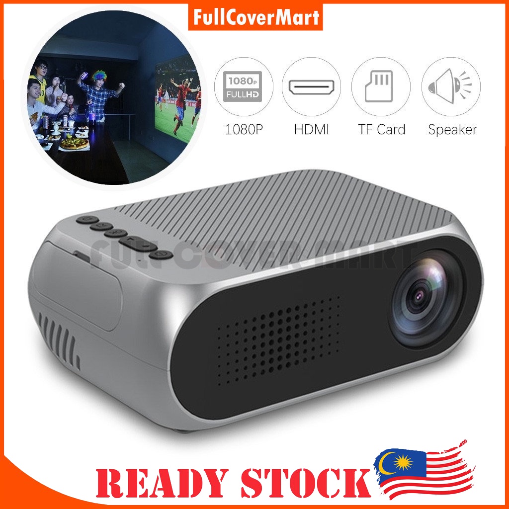 (ACC59) Portable Mini LED Projector 1080P Home Theater Cinema Projector ...