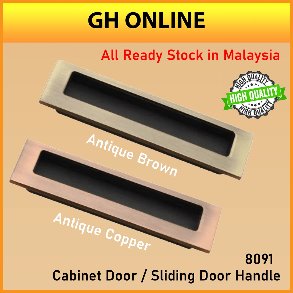 FURNITURE HANDLE 8091 SLIDING DOOR HANDLE CABINET DOOR HANDLE PEMEGANG ...