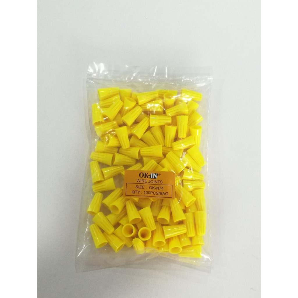 OPS Plastic Wire Nut Connectors (Yellow) | Shopee Malaysia