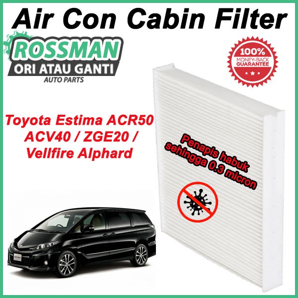 Toyota Estima ACR50 / ACV40 / ZGE20 Vellfire OSK Cabin Air Cond Filter | Shopee Malaysia