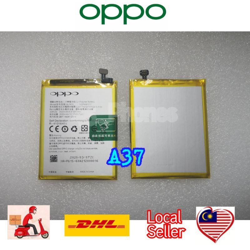 OMP45 (READY STOCK) OPPO A37 BLP615 BATTERY BATERI | Shopee Malaysia