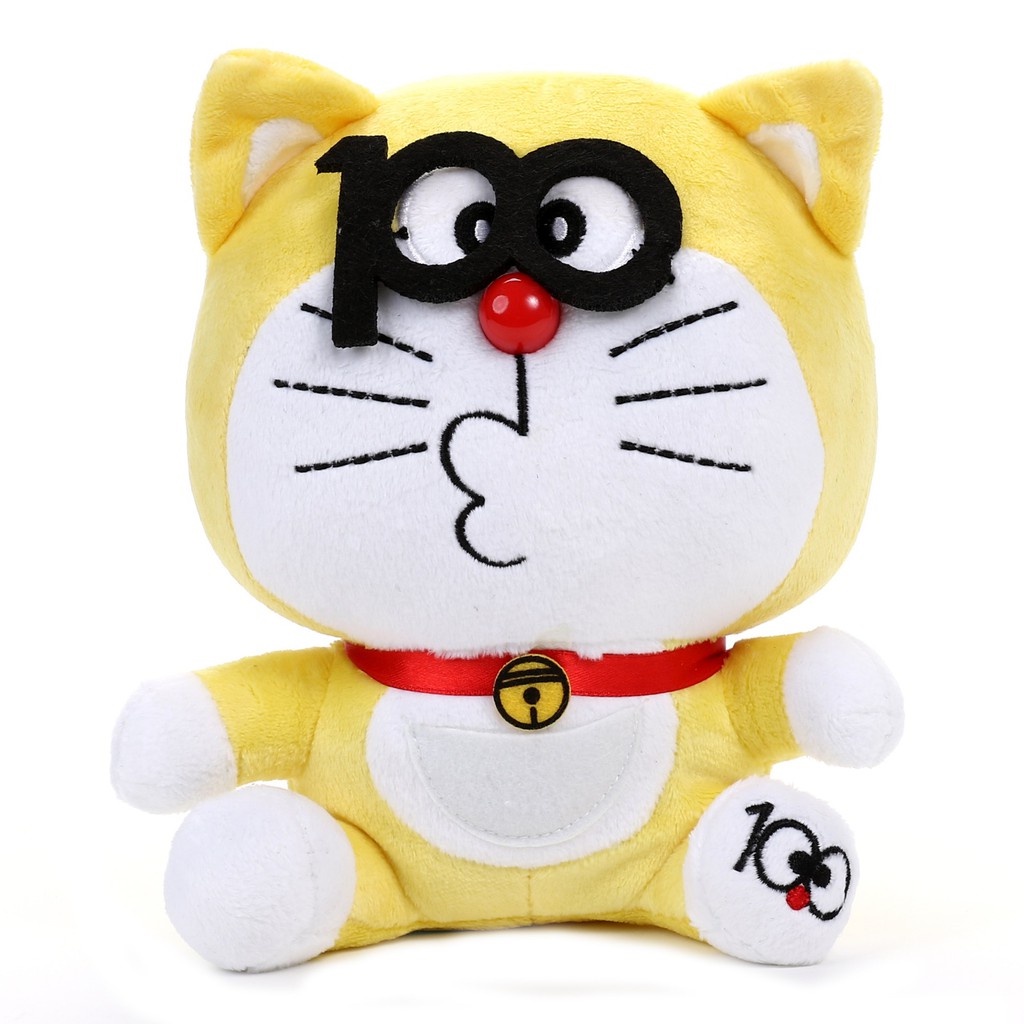 ORIGINAL DORAEMON 7 Inch Plush Soft Toy - Yellow (Difference DM Face ...
