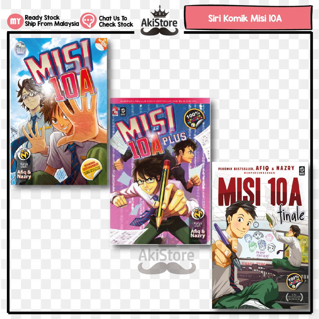 Komik MISI 10A MISI 10A PLUS MISI 10A FINALE Komik M Buku Komik ...