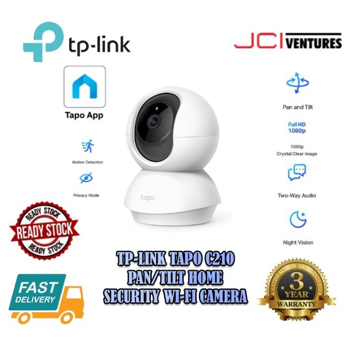 TP-Link Tapo C210 Pan/Tilt Home Security Wi-Fi Camera | Shopee Malaysia